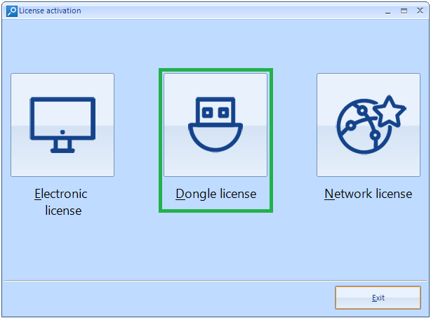 Dongle License Activation